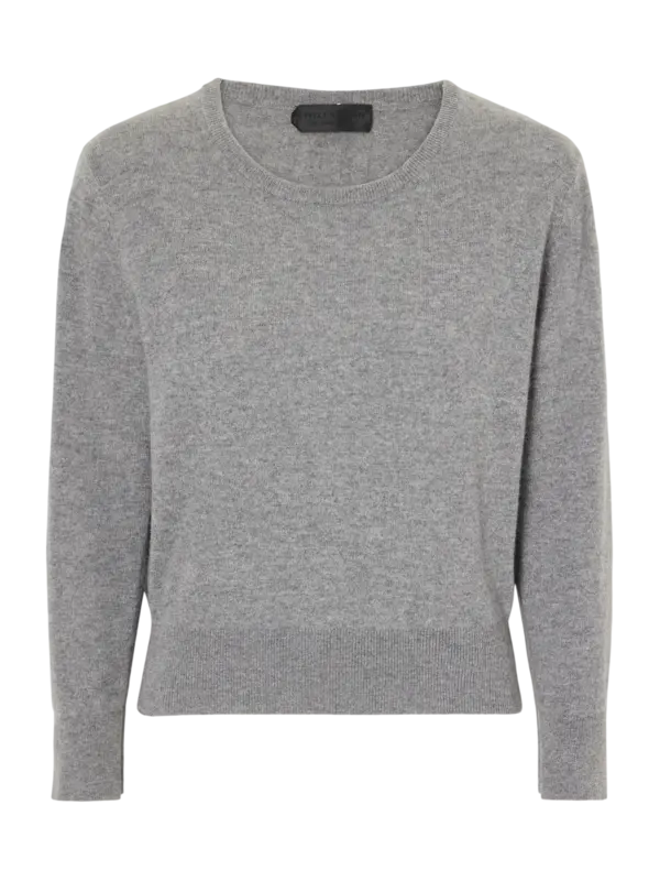 NILI LOTAN Tamra Cashmere Sweater - Gray