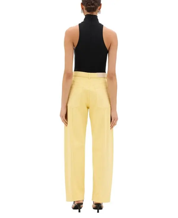 Another Tomorrow Denim Curved Pant