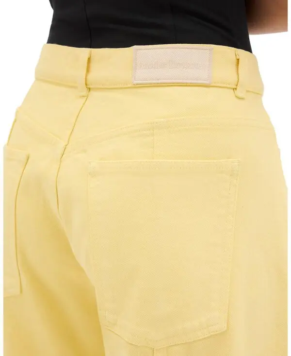 Another Tomorrow Denim Curved Pant