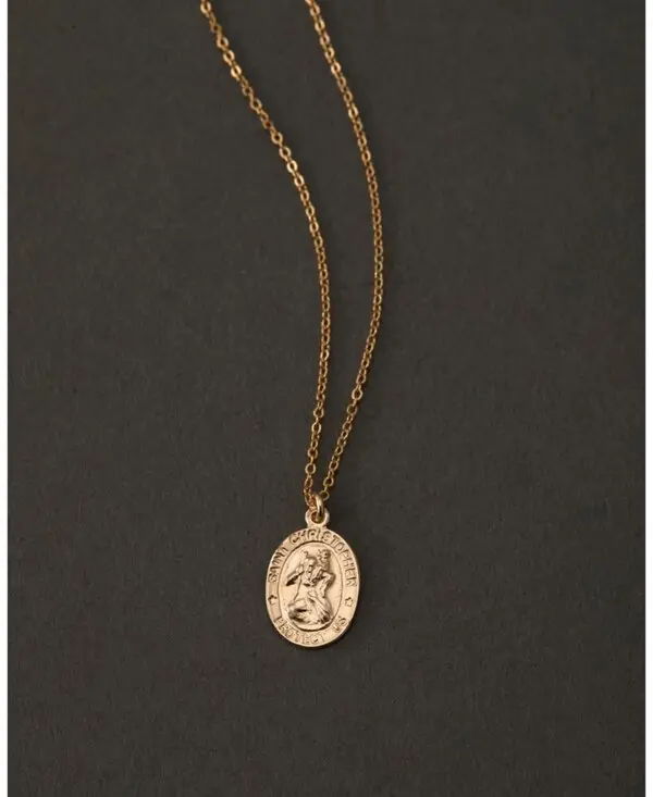 SET & STONES St. Christopher Charm Necklace