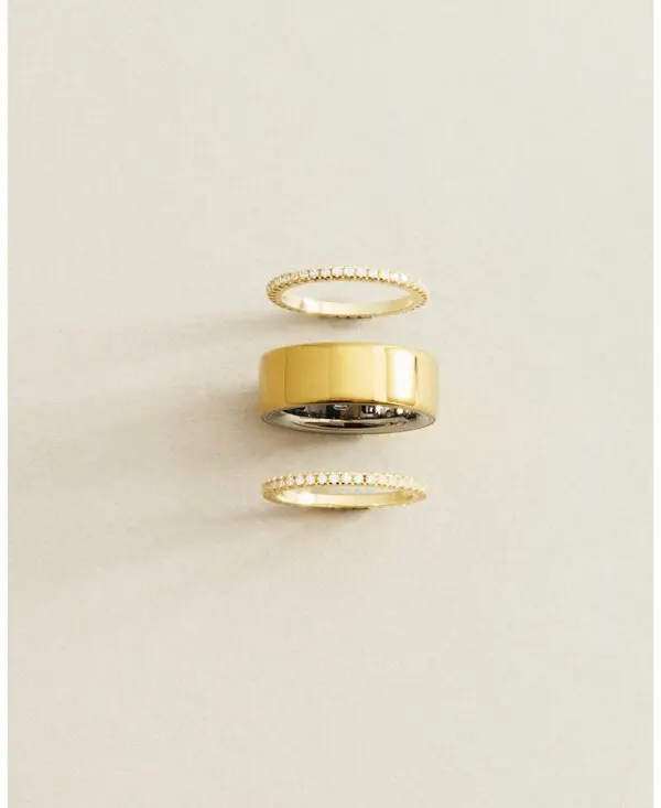 SET & STONES Aurora Smart Ring Stacking Set
