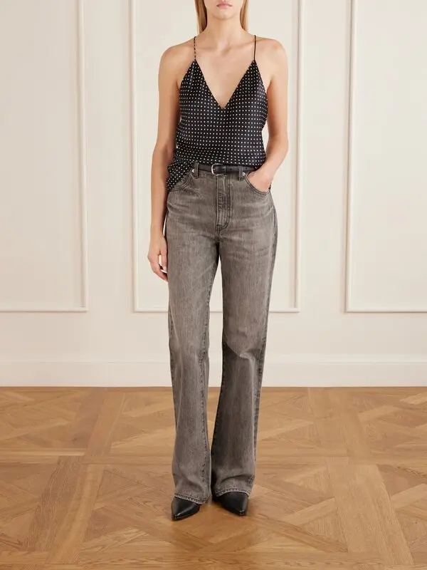 NILI LOTAN Joan High-rise Straight-leg Jeans