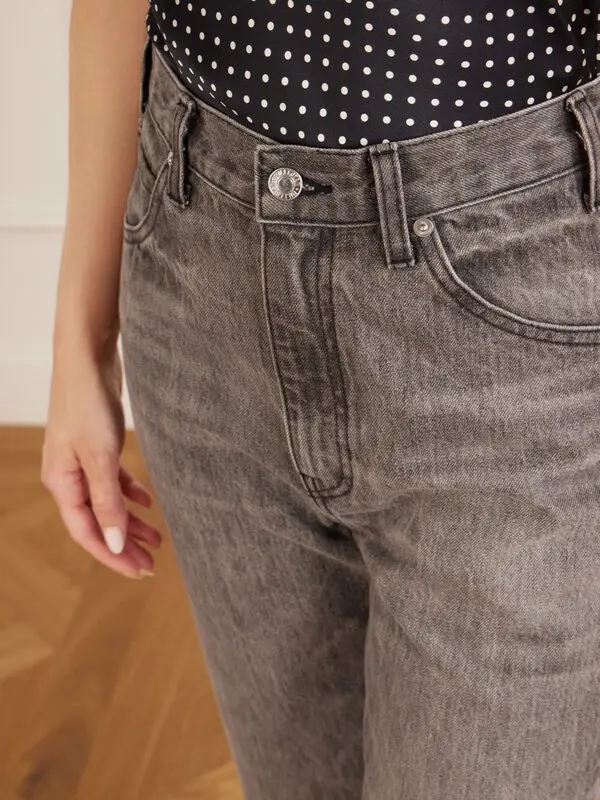 NILI LOTAN Joan High-rise Straight-leg Jeans