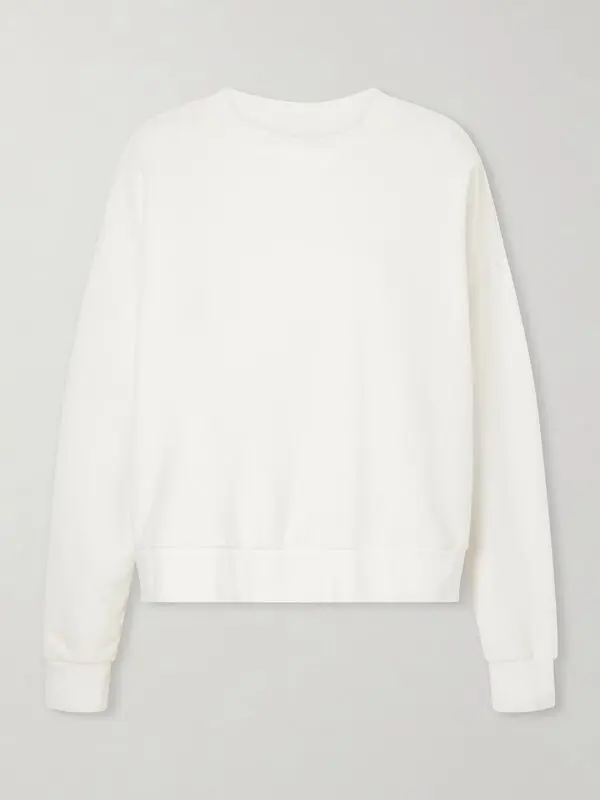 NILI LOTAN Gladys Cotton Sweatshirt - Neutrals