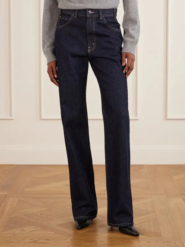 NILI LOTAN Joan High-rise Straight-leg Jeans