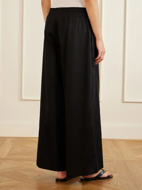 LA LIGNE Cotton Wide-leg Trousers