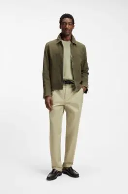 BOSS Merino Wool Sweater In A Regular Fit