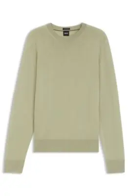 BOSS Merino Wool Sweater In A Regular Fit