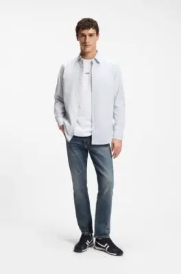 BOSS Slim-fit Jeans In Stretch Cotton Blend