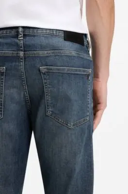 BOSS Slim-fit Jeans In Stretch Cotton Blend