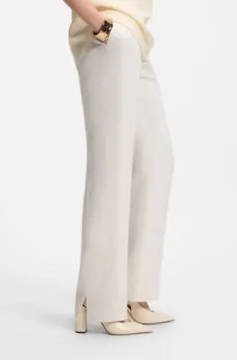 BOSS Heeled Leather Pumps With Slingback Strap