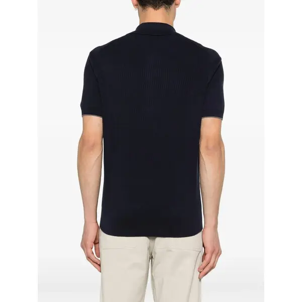 Brunello Cucinelli Ribbed Polo Shirt