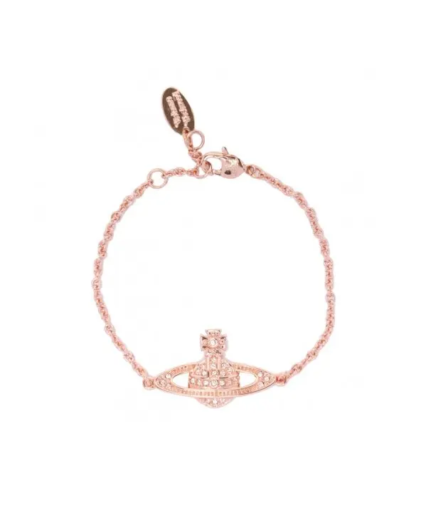 VIVIENNE WESTWOOD Mini Bas Relief Chain Bracelet - Pink