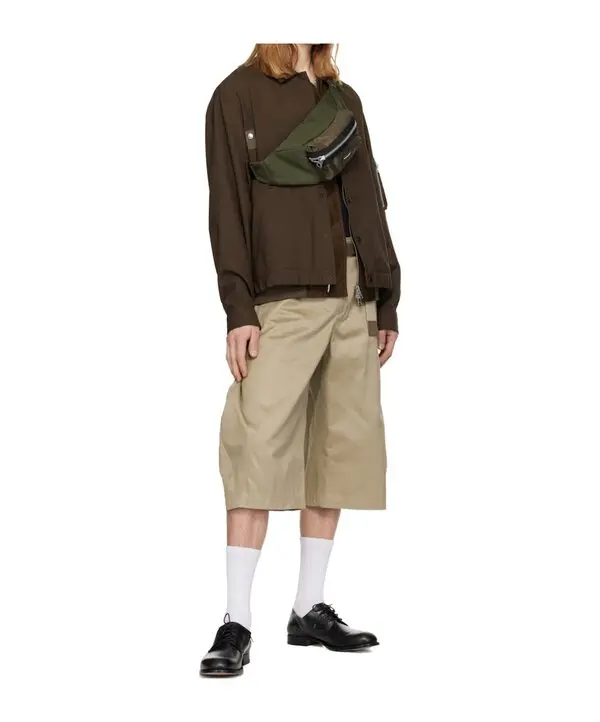 Sacai Pocket Zipper Waist Bag