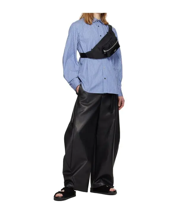 Sacai Stripe-print Poplin Shirt