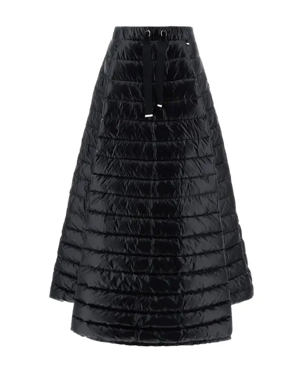 Herno Drawstring Padded Down Maxi Skirt