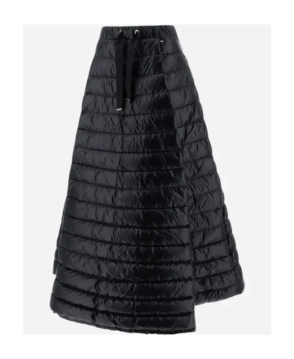 Herno Drawstring Padded Down Maxi Skirt