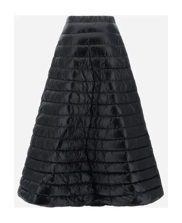 Herno Drawstring Padded Down Maxi Skirt