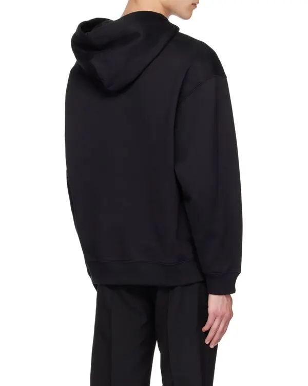 Valentino Garavani Vltn Logo Printed Drawstring Hoodie