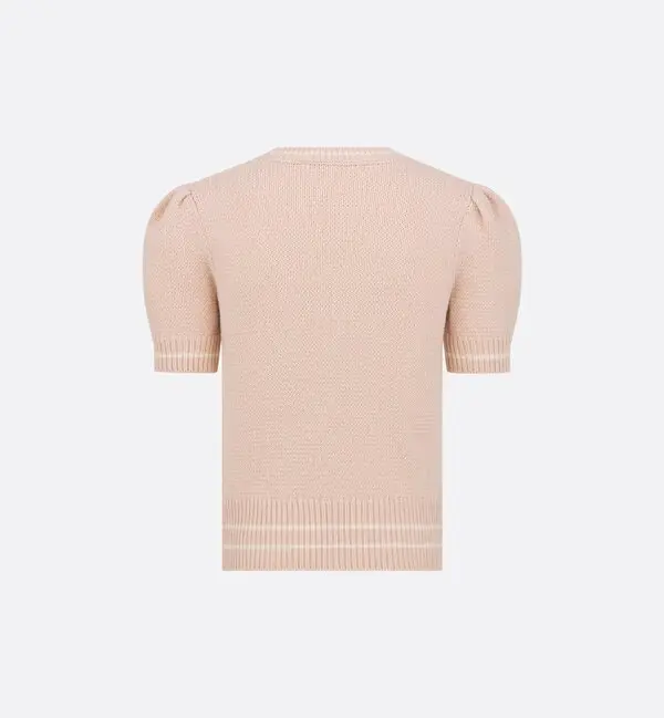 Dior Short-sleeved Sweater With Heart Motif