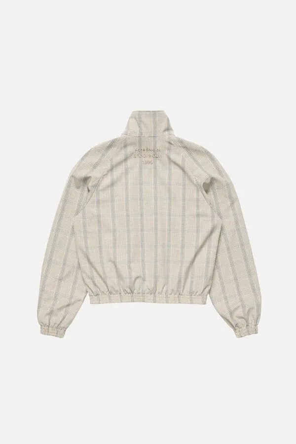 Acne Studios Checked Zip-up Jacket - No