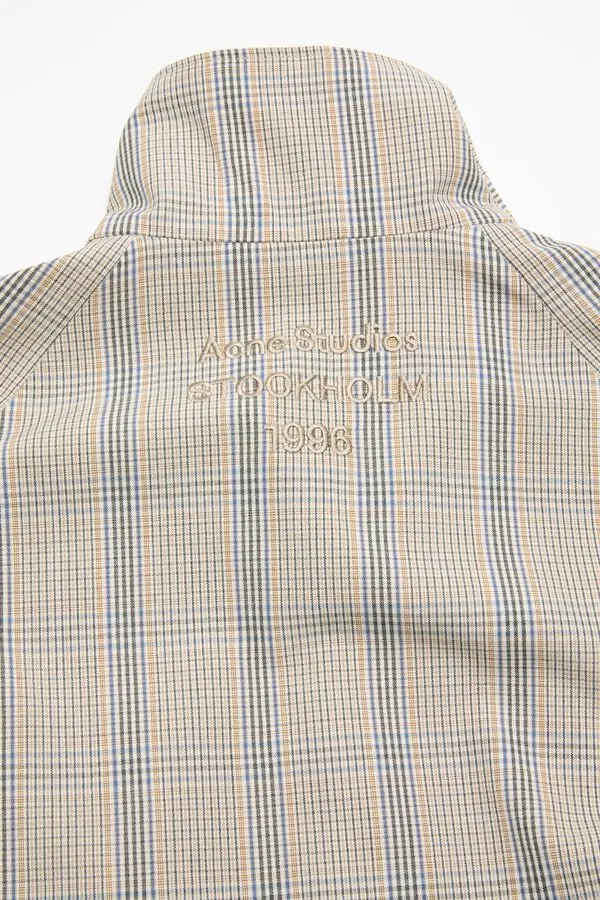 Acne Studios Checked Zip-up Jacket - No