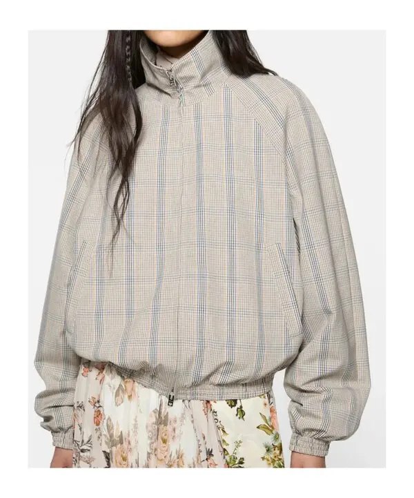 Acne Studios Checked Zip-up Jacket - No