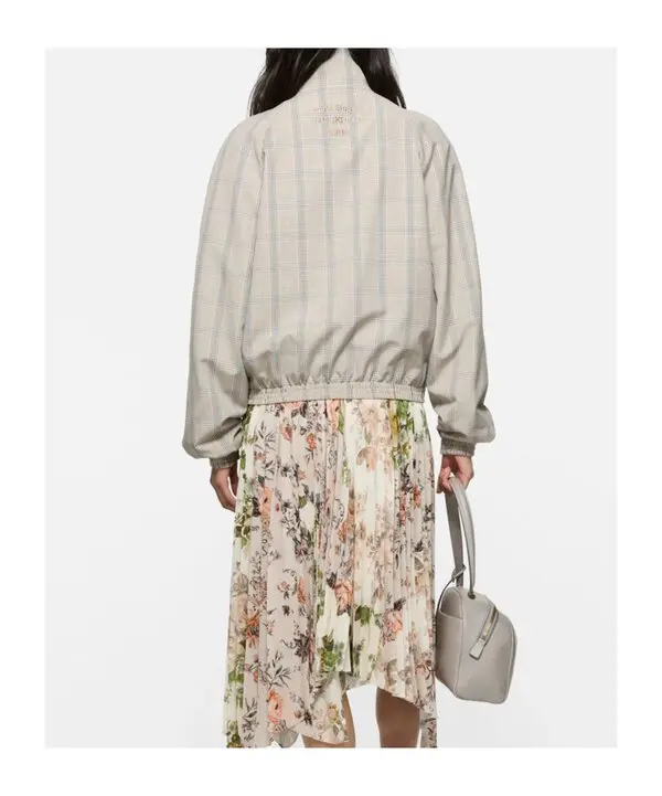 Acne Studios Checked Zip-up Jacket - No