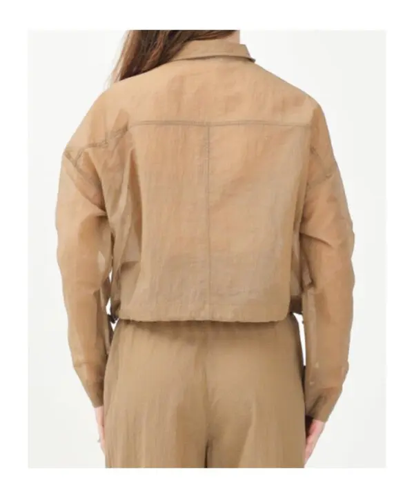 Pinko Organza-effect Short Jacket