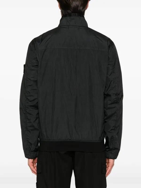 Stone Island Compass-badge High-neck Zip-up Jacket