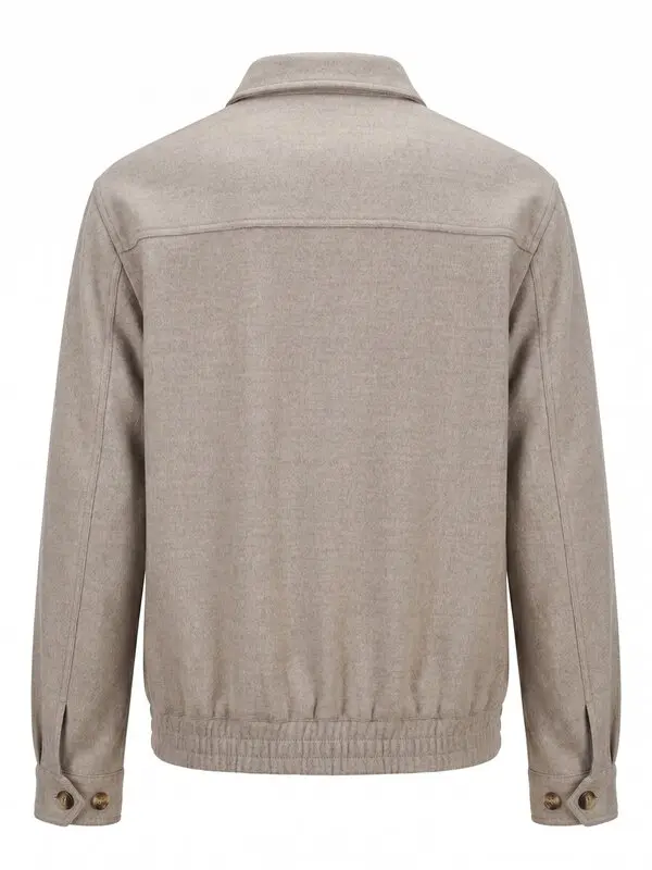 Brunello Cucinelli High Neck Zip-up Jacket - No