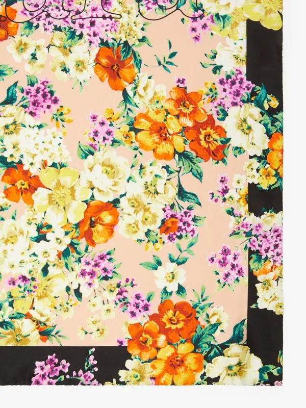 Max Mara Pattern Silk Scarf