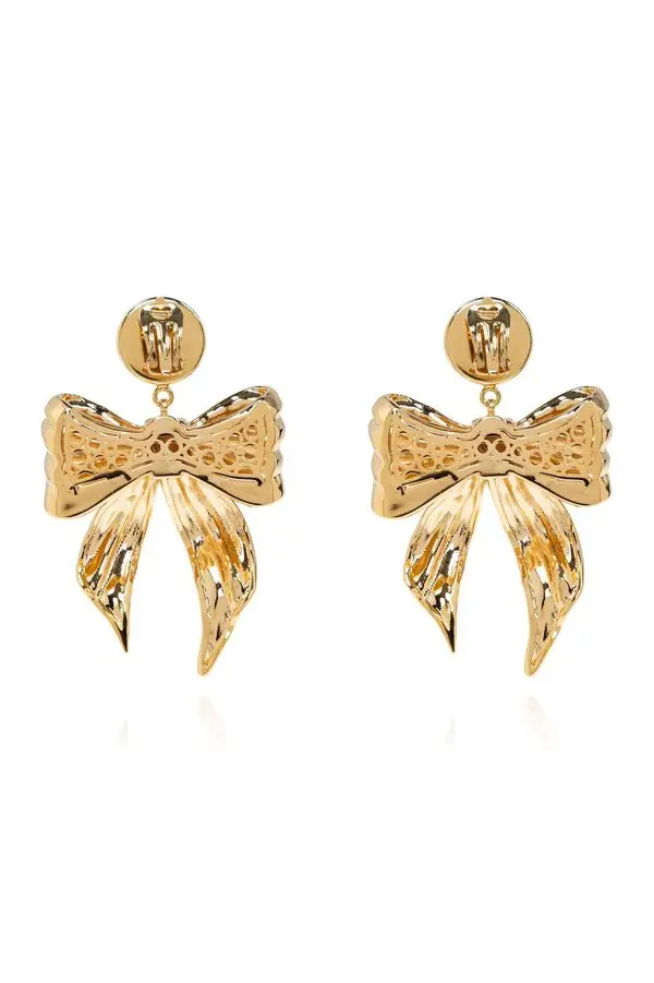 Dolce & Gabbana Dolce Gabbana Bow Shaped Clip On Earrings
