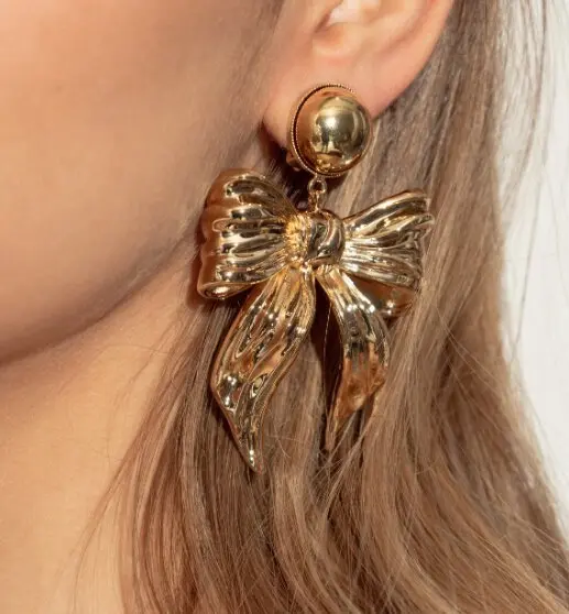 Dolce & Gabbana Dolce Gabbana Bow Shaped Clip On Earrings