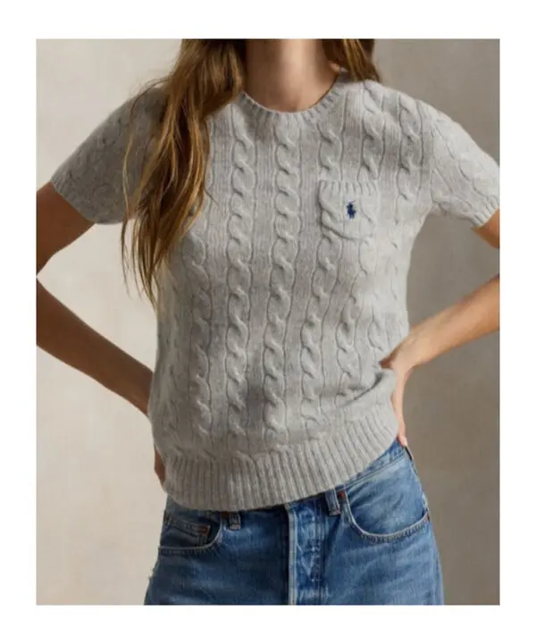 Polo Ralph Lauren Cable Knit Short-sleeve Pullover