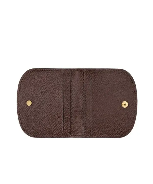 Longchamp Smiley Ring Card Holder Wallet
