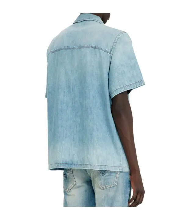 DIESEL® Short-sleeved Denim Shirt