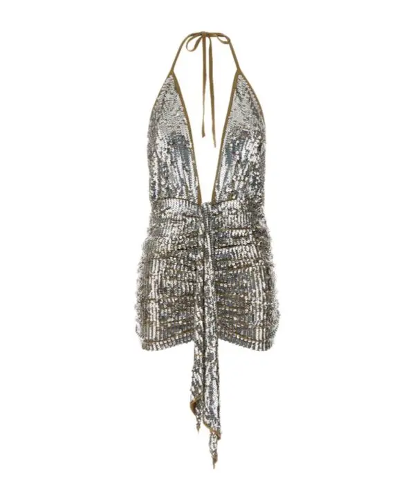 Dsquared2 Chic Night All Over-paillettes Dress