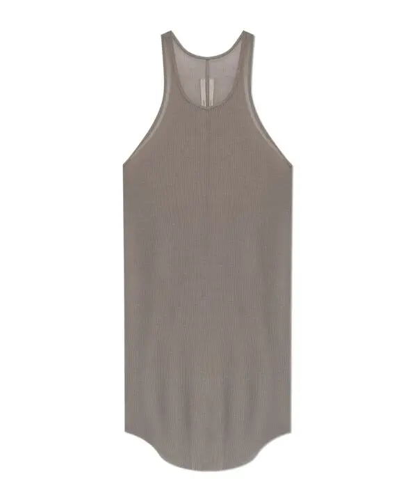 Rick Owens Ribbed Longline Tank Top