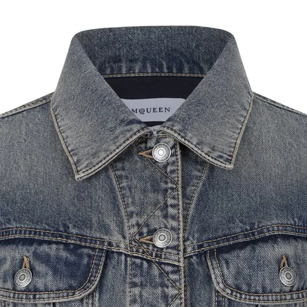 Alexander McQueen Denim Jacket - Black