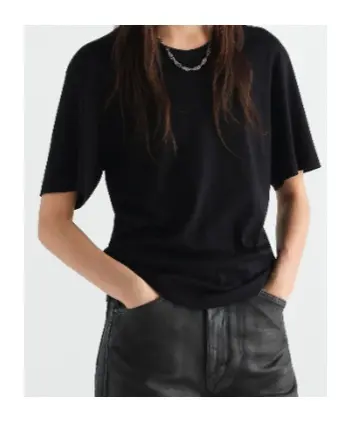 LEMAIRE Rib T-shirt In Jersey