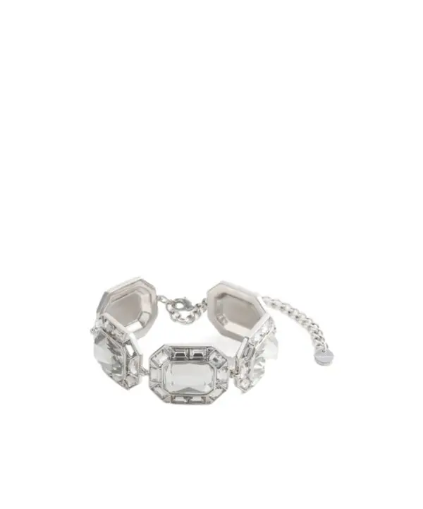 SELF-PORTRAIT Faceted Crystal Link Bracelet