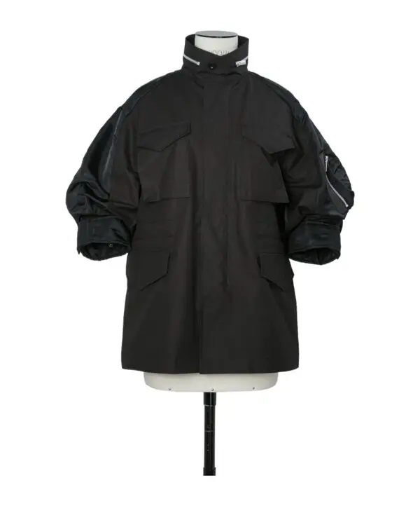 Sacai Cotton Weather Jacket - Black