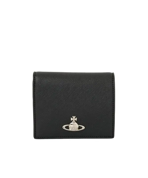 VIVIENNE WESTWOOD Spherical Plaque Wallet - Black