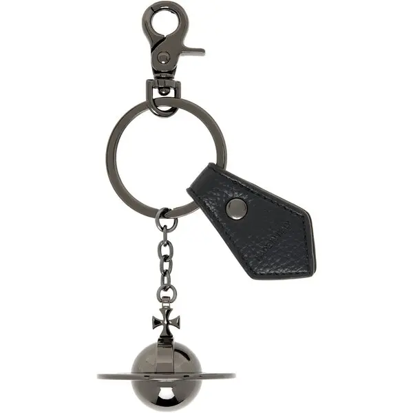 VIVIENNE WESTWOOD 3d Orb Leather Keyring