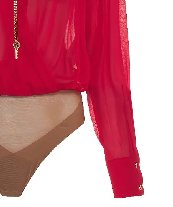 Elisabetta Franchi Chained Long-sleeved Top - No