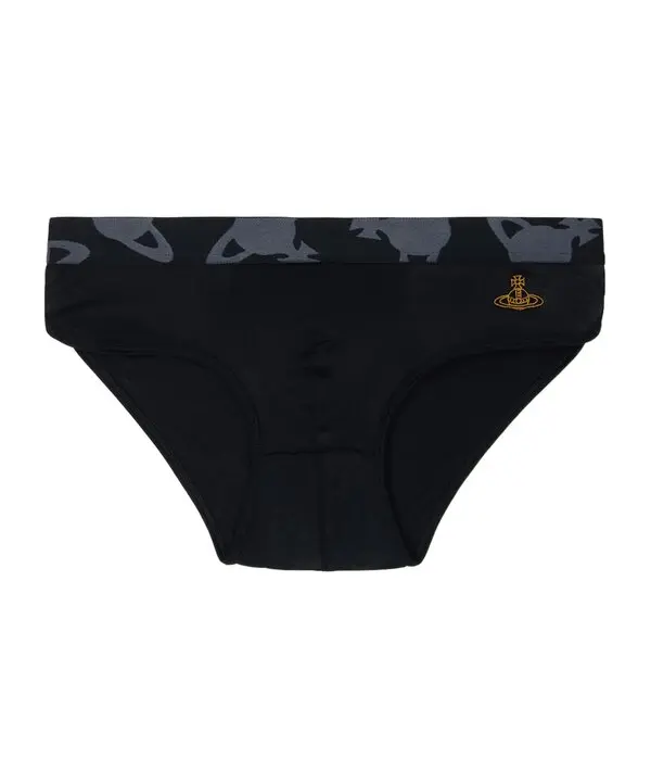 VIVIENNE WESTWOOD Orb Waistband Briefs - Black