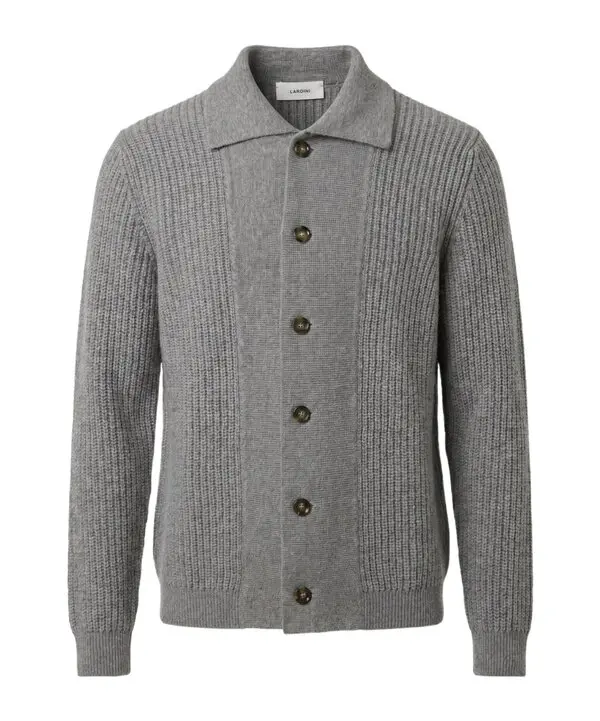 LARDINI Long-sleeved Knitted Cardigan