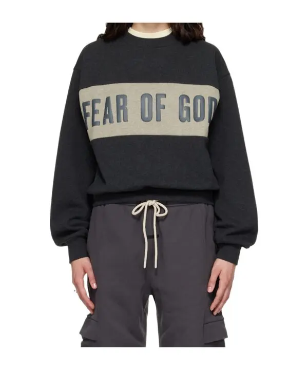 Fear Of God Paneled Classic Sweatshirt - Iron-gray