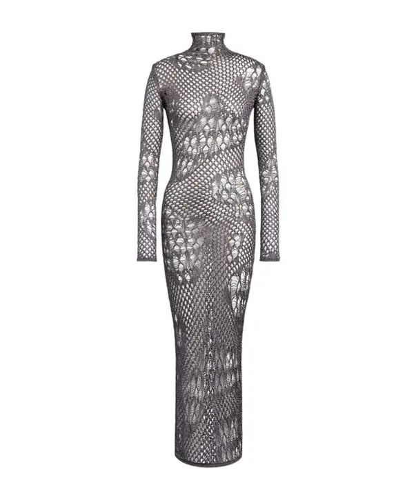DONDUP Long-sleeve High-neck Dress